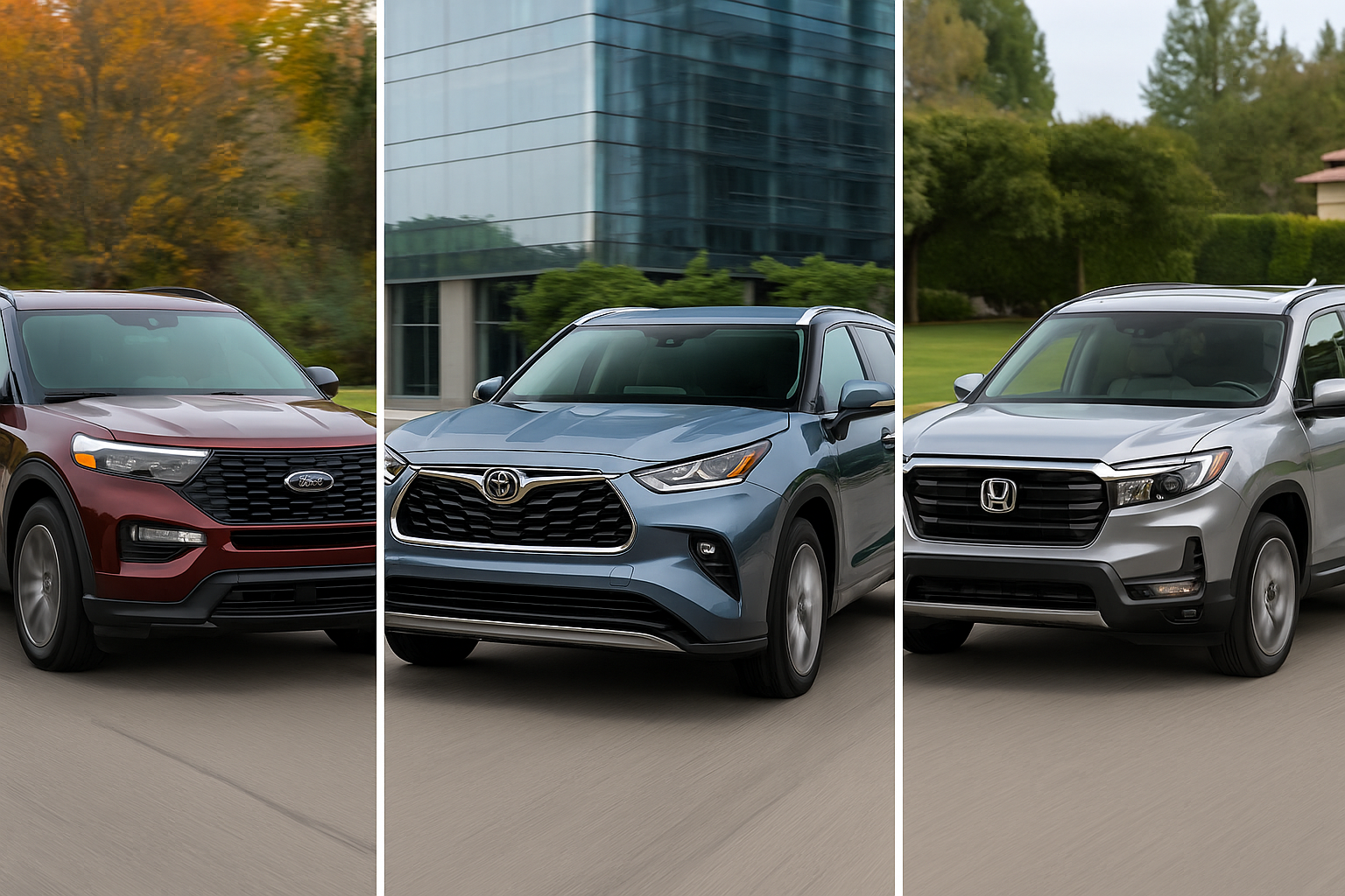 Explorer vs Highlander vs Pilot | Gary Yeomans Ford Frankfort